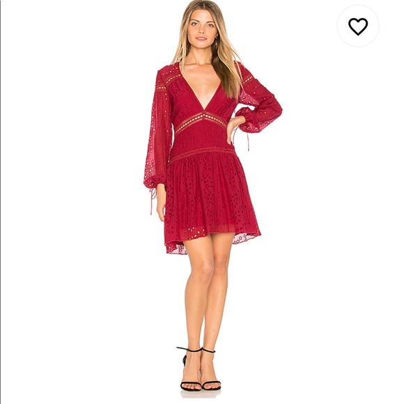 SAYLOR | Dresses | Revolve Saylor Brand New Red Dress | Poshmark